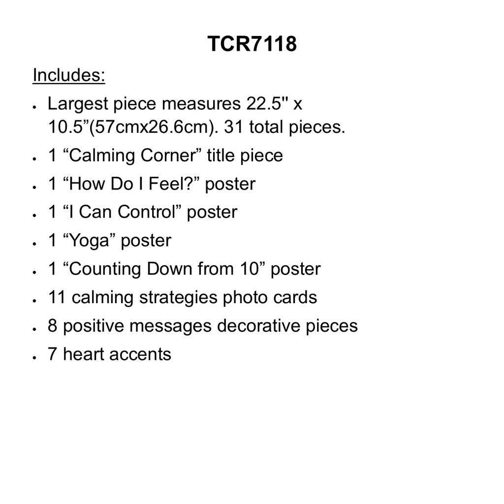 Everyone is Welcome Calming Corner Bulletin Board Set (31pcs ...