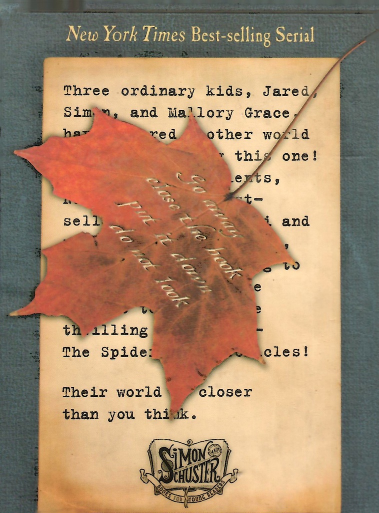 The Field Guide (The Spiderwick Chronicles, Book 1) (7-11yrs) HARDCOVER ...