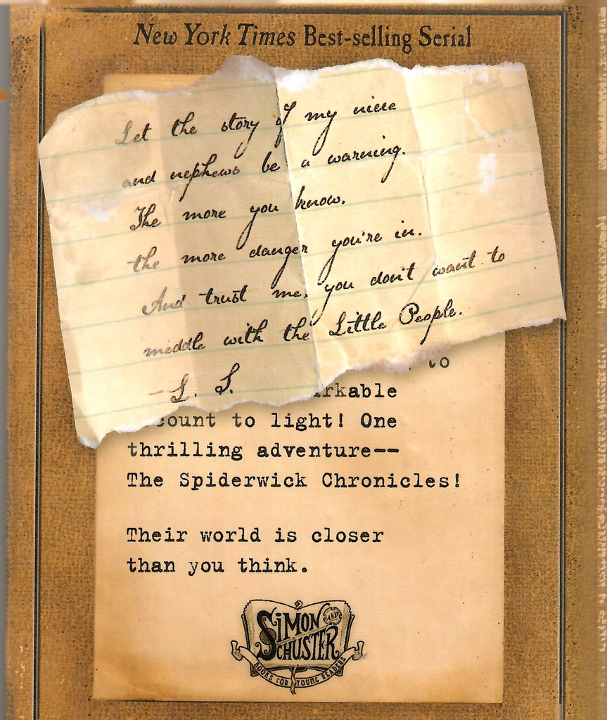 Lucinda's Secret (Spiderwick Chronicles, Book 3) (7-11yrs) HARDCOVER ...